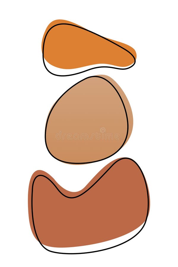 Boho Home Decor Elements in Modern Abstract Boho Style Stock ...