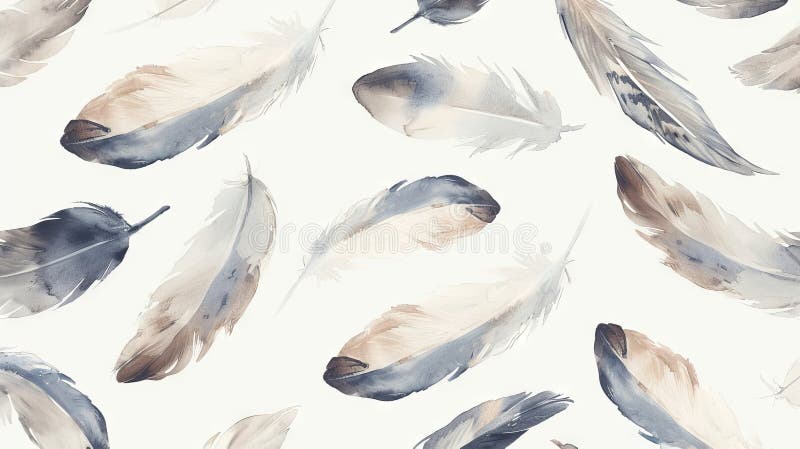 Boho-inspired Feathers Creating a Tranquil and Soothing Atmosphere on ...