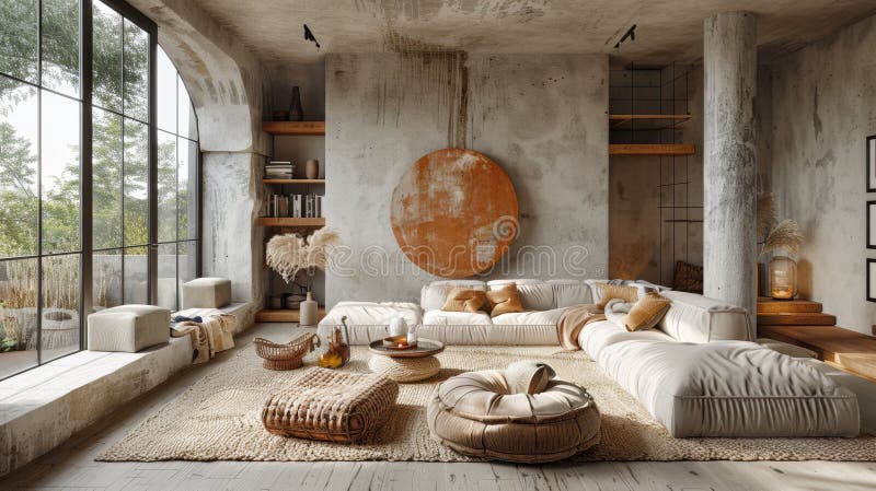 Boho Minimalist Decor, Boho Minimalist Home Interior with a Soft Earthy ...