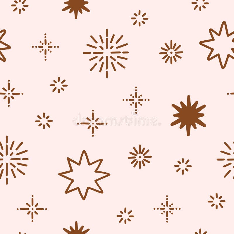 Boho Stars Seamless Pattern. Doodle Hand Drawn Stars Background, Boho ... Boho Stars Seamless Pattern. Doodle Hand Drawn Stars Background, Boho ...
