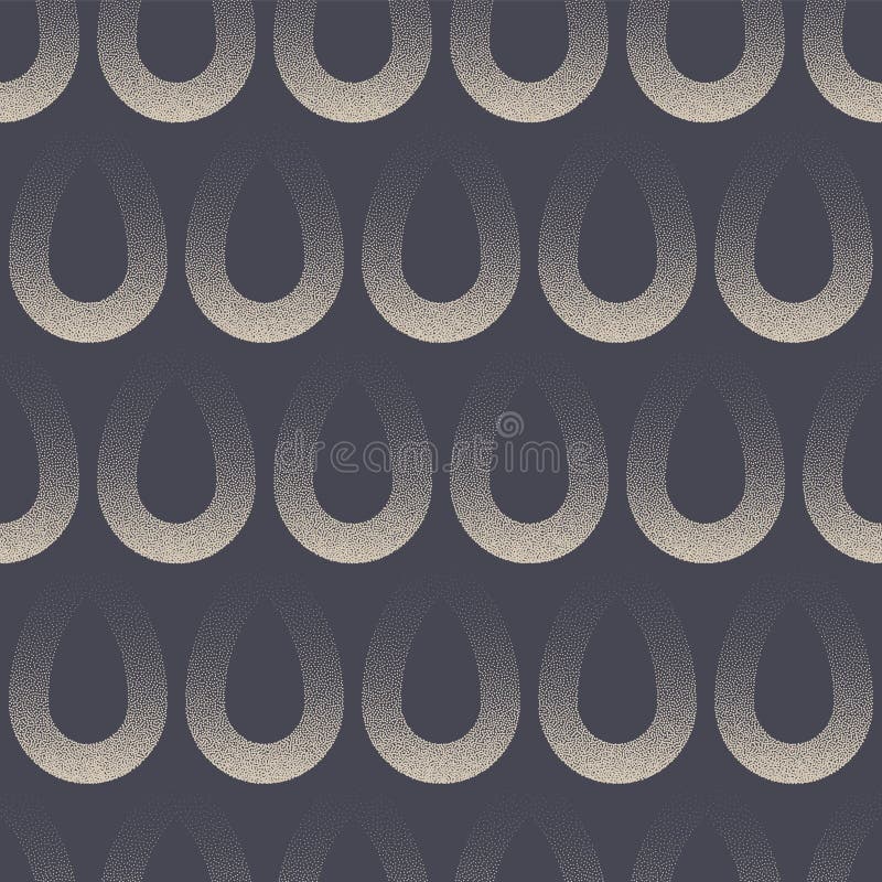 Boho Style Fancy Seamless Pattern Vector Stippled Stylish Abstract ...