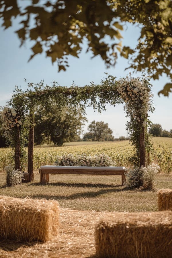 Boho-style Wedding in the Countryside, Featuring a Beautifully Rustic ...