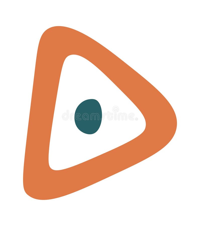 Boho Triangle with Spot stock vector. Illustration of triangle - 272905924