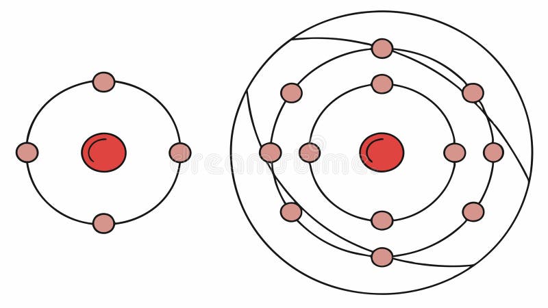 Atom Showing Electrons Stock Illustrations – 162 Atom Showing Electrons ...