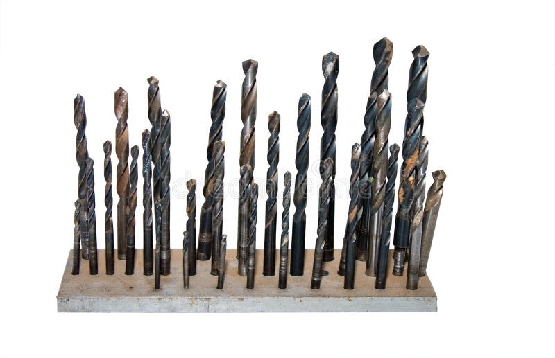 Bohrer stockbild. Bild von satz, länge, muster, stahl - 82766443