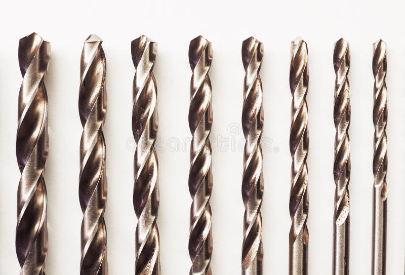 Bohrer stockbild. Bild von satz, länge, muster, stahl - 82766443