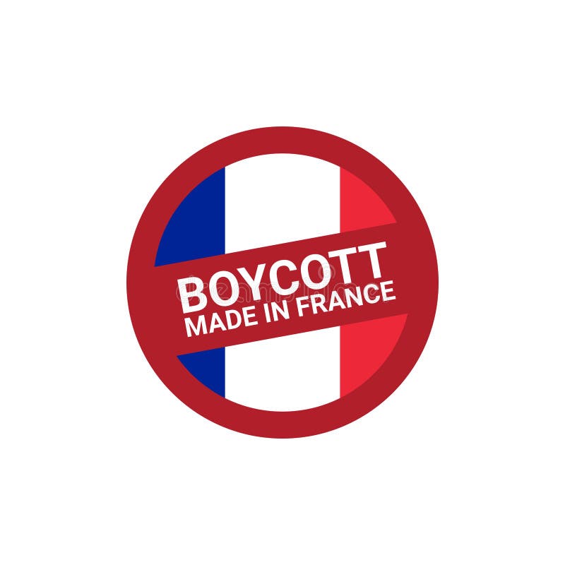 Boicot Realizado En Francia - Concepto Vector Stock de ilustración ...