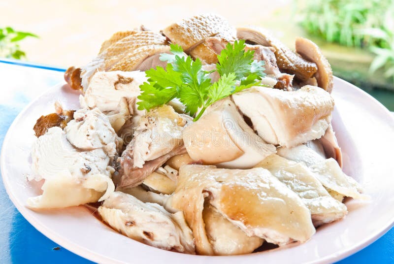 Boil Chicken and Boiled Duck Stock Photo - Image of animal, ducks: 18736512