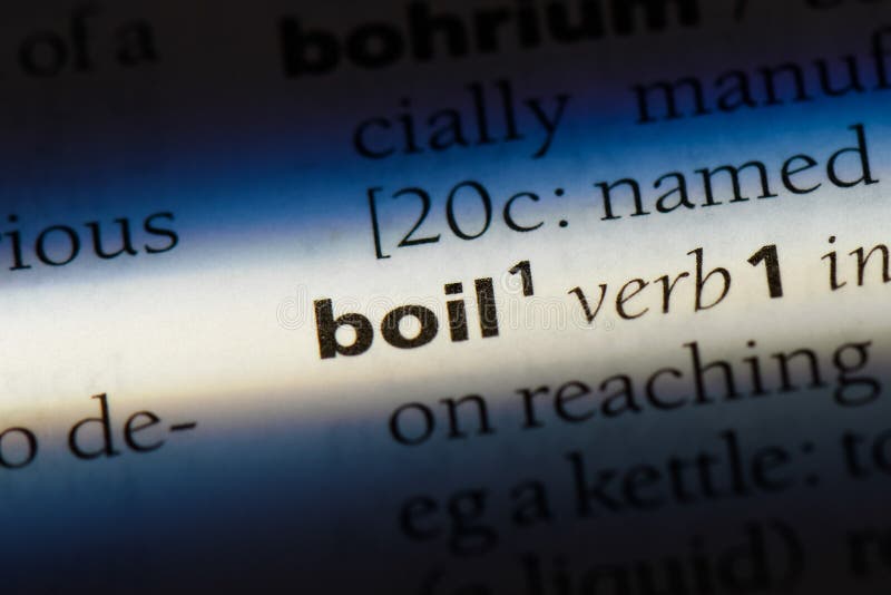 Boil stock photo. Image of word, page, english, writing - 114405324