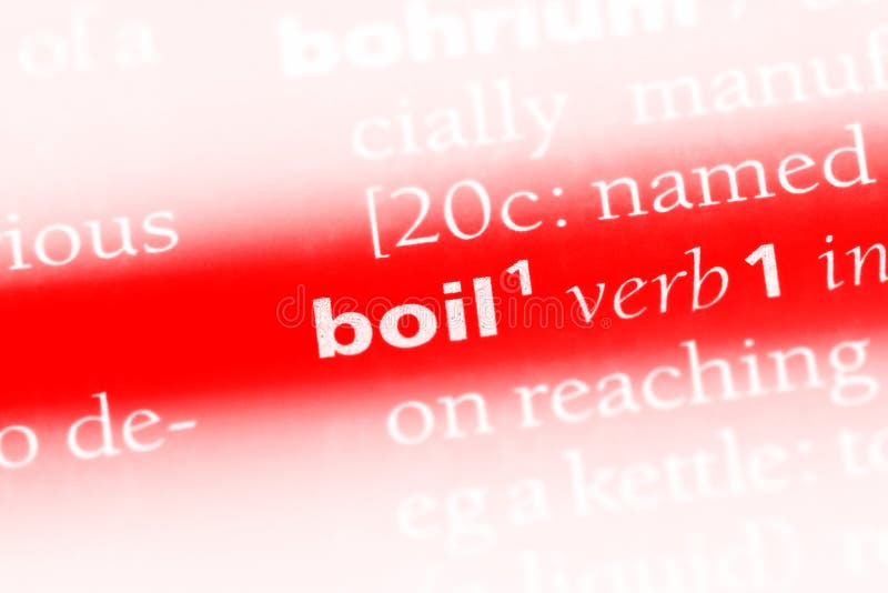 Boil stock photo. Image of macro, boil, info, writing - 114413200