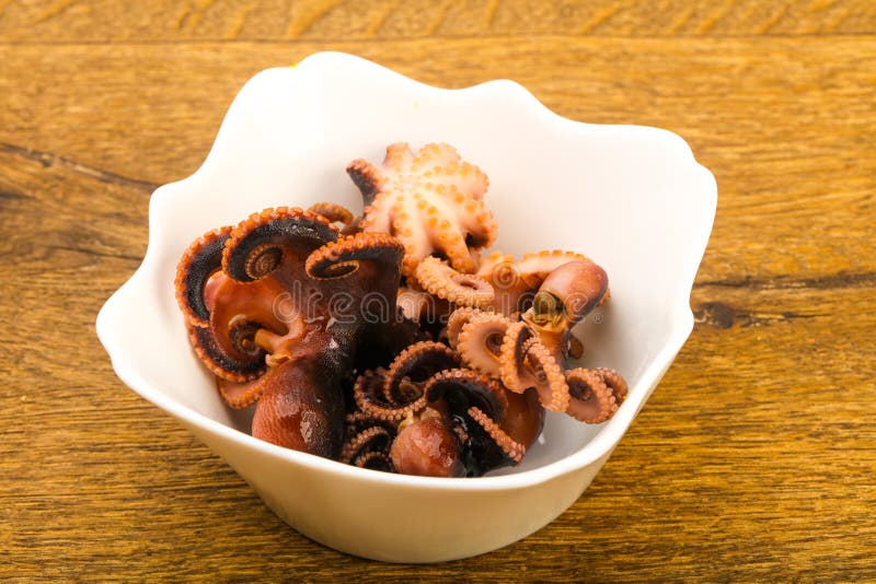 Boiled baby octopuses stock photo. Image of baby, cuisine - 112266114