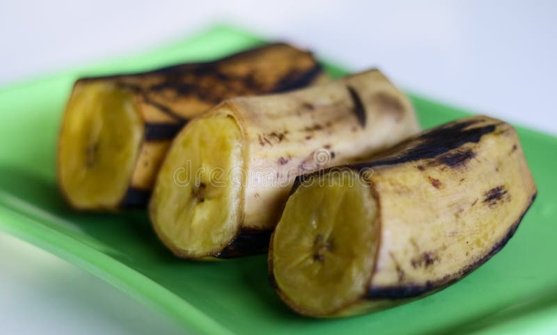 Boiled banana stock photo. Image of healthy, pisang - 154841320
