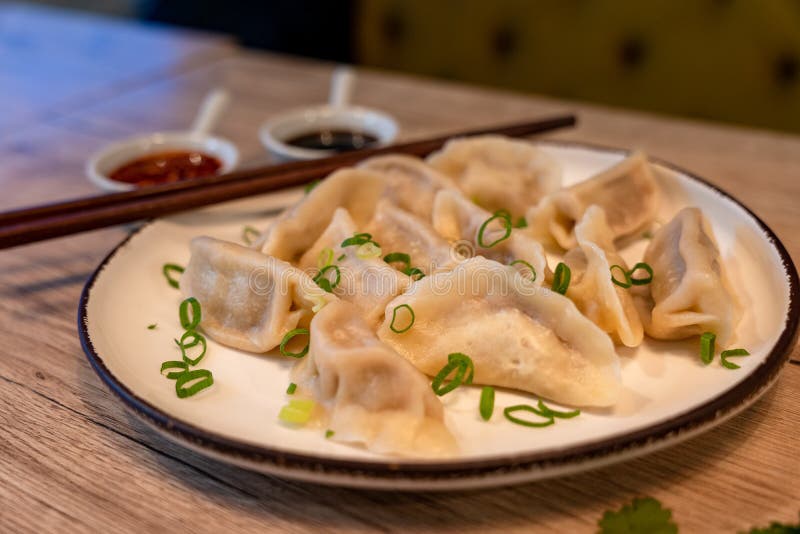 Boiled Beef Dumplings, Traditional Chinese Dish Stock Image - Image of ...