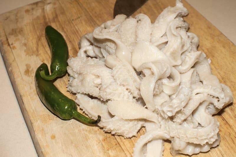 Boiled beef tripe stock photo. Image of cook, slice, homemade - 52054456