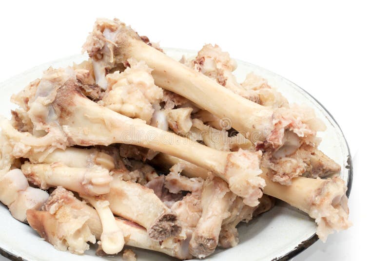 Boiled bones stock image. Image of boiled, bone, beef - 64427641