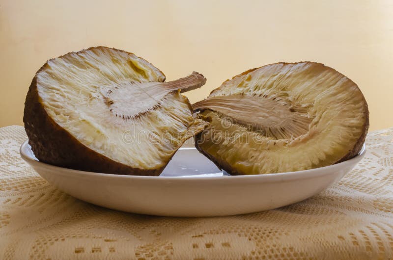 Boiled Breadfruit stock image. Image of closeup, incisus - 248416611