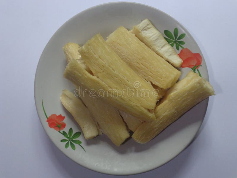 Cassava Food on the Table Food, Sweet Dessert Made of Boiled Cassava ...