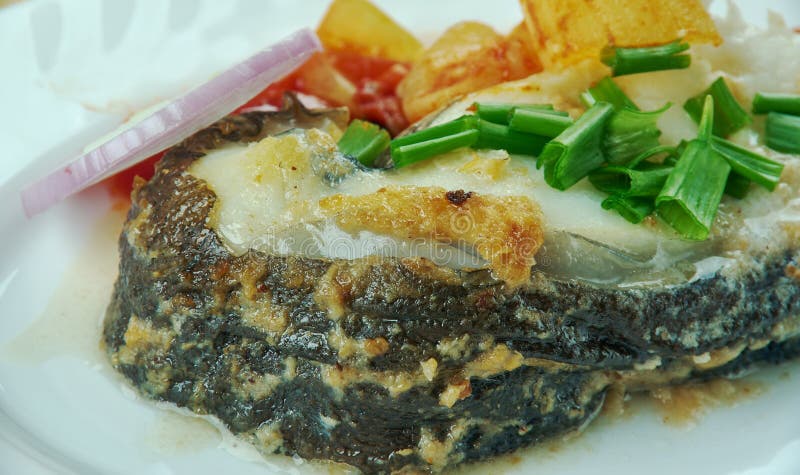 Boiled Catfish, Romanian Style. Stock Image - Image of catfish, fish ...