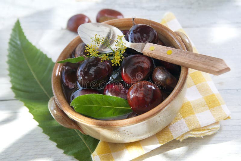 Boiled Chestnuts stock photo. Image of dish, agriculture - 33790910