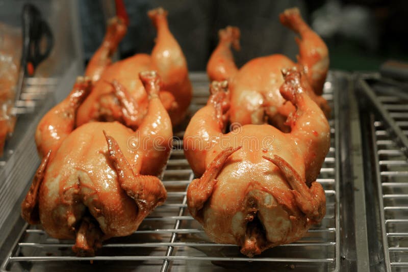 Boiled Chicken with Fish Sauce Stock Photo - Image of pieces, fish ...