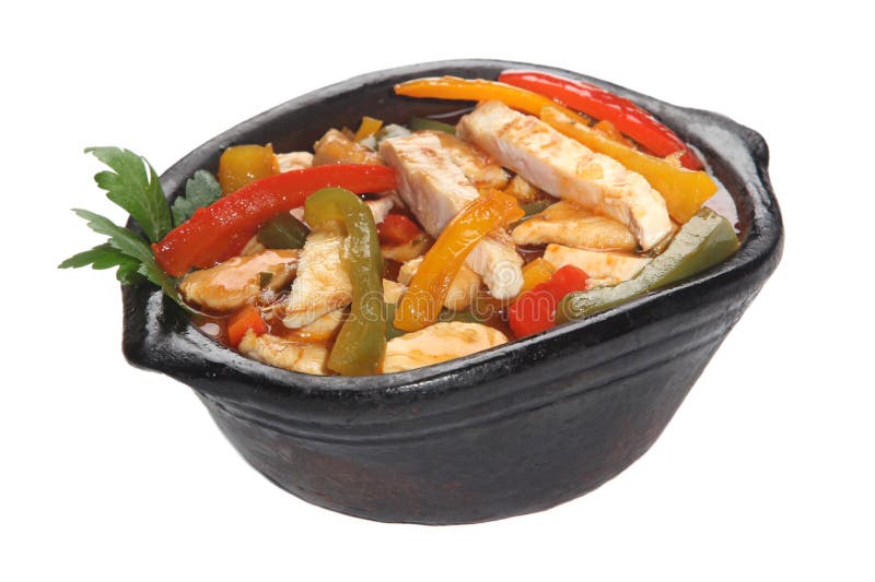 Boiled chicken meat stock photo. Image of parsley, food - 54228558