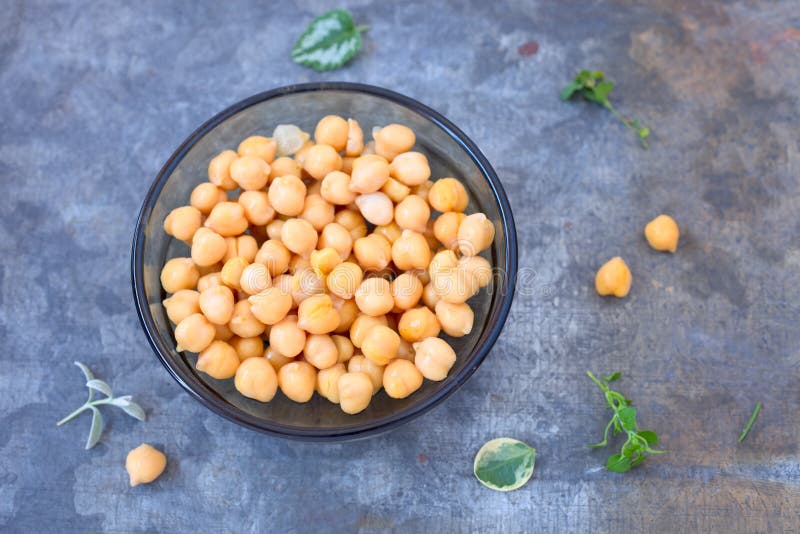 Boiled chickpeas stock image. Image of cooked, recipe - 161914423