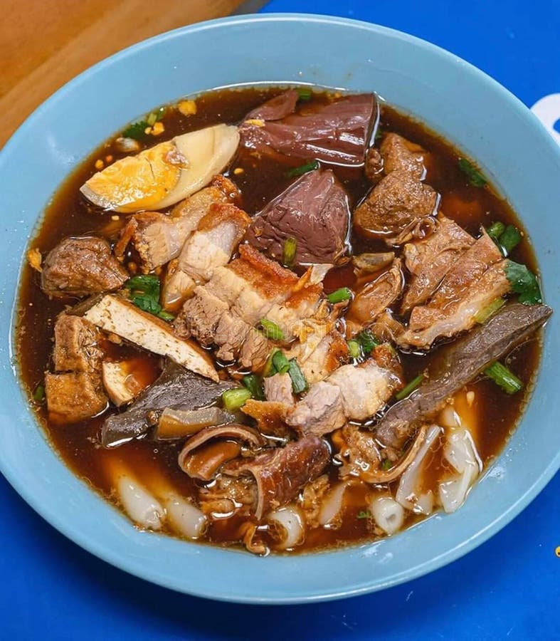 Boiled Chinese Pasta Square or Paste of Rice Flour. Thai Food Stock ...