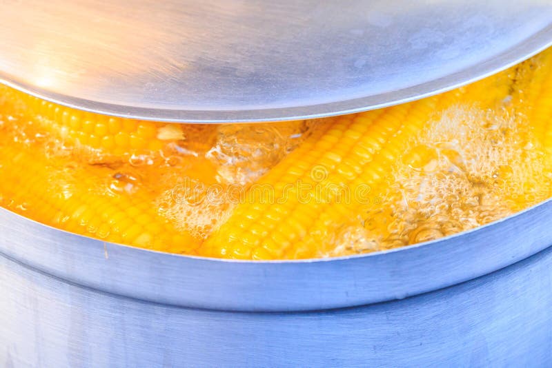 Boiled corn stock image. Image of meal, jelly, colorful - 34840587