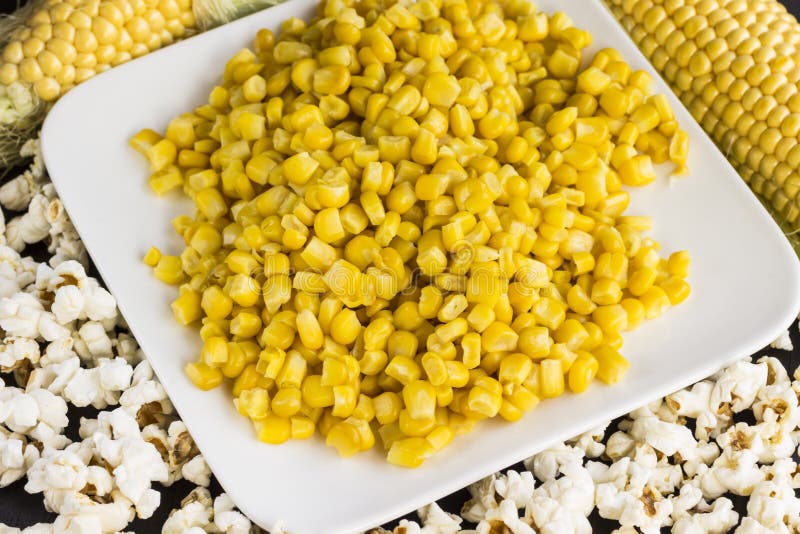 A Plate of Popcorn and Also Called Popped Corn, Popcorns or Pop-corn ...