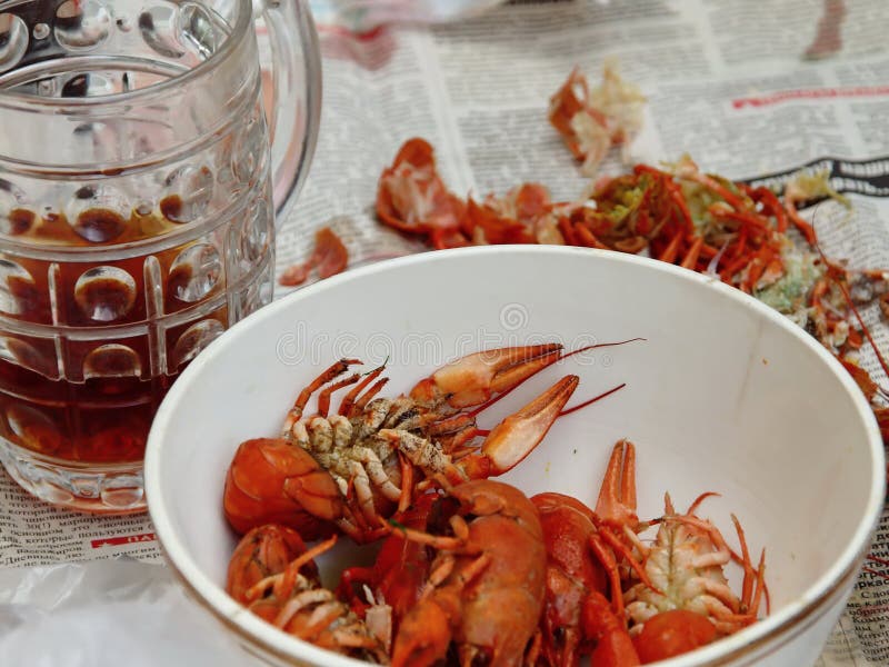 Boiled crawfish stock image. Image of cold, cooked, appetizer - 79965391
