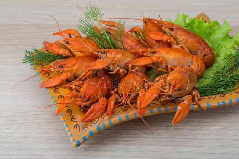 Boiled crayfish stock image. Image of closeup, fresh - 50131825
