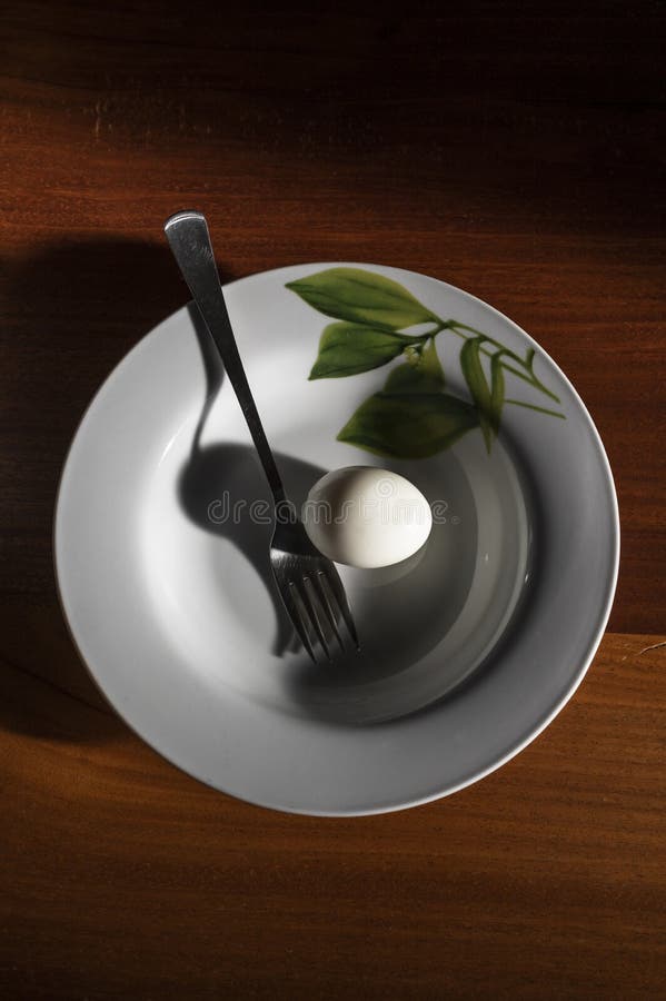 Boiled edd in the plate stock image. Image of plate - 239701689
