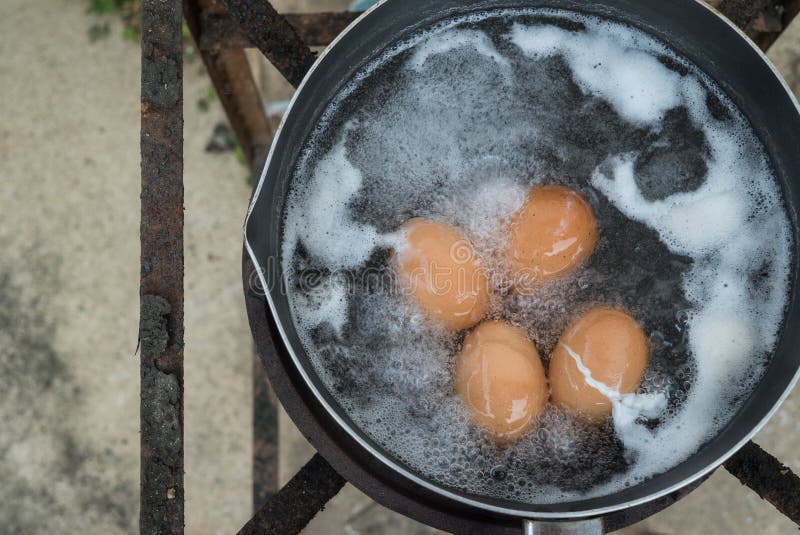 Boiled Egg,Broken egg stock image. Image of water, prepare - 114389327