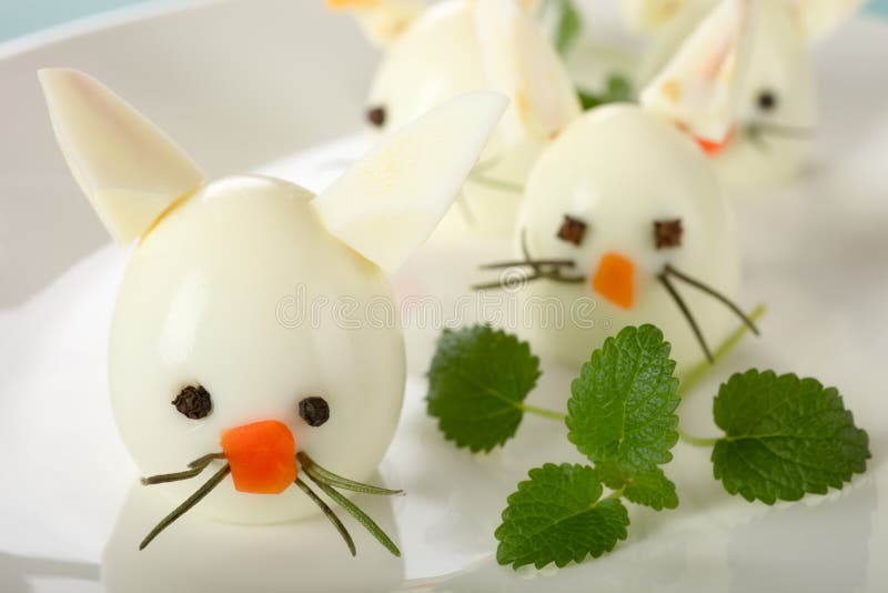 Boiled Egg Bunny Rabbit stock image. Image of boiled - 49952705