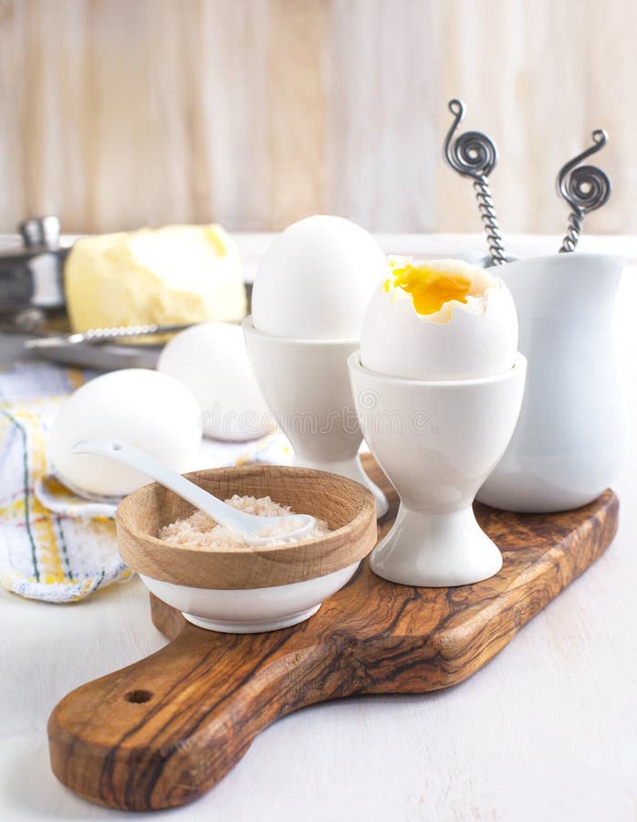 Boiled egg with pink salt stock image. Image of bright - 36298039