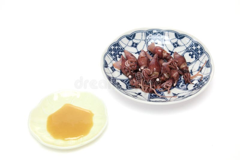 Boiled firefly squid stock photo. Image of firefly, seafood - 94881766