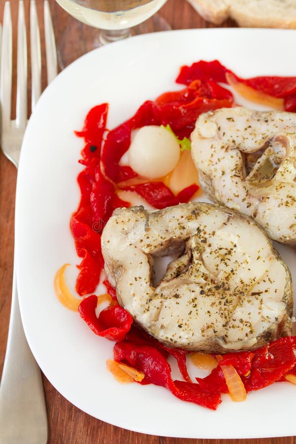 Boiled Fish with Red Pepper Stock Image - Image of cook, health: 31389441