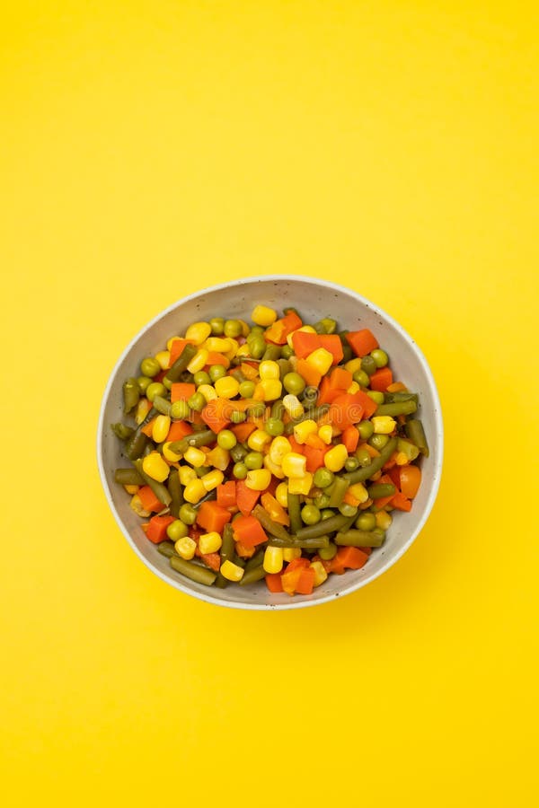 Boiled Fresh Various Vegetables in the Bowl Stock Image - Image of meal ...