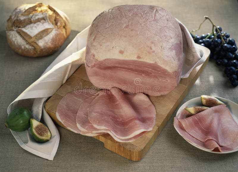 Boiled ham stock image. Image of chopping, ingredient - 23705455