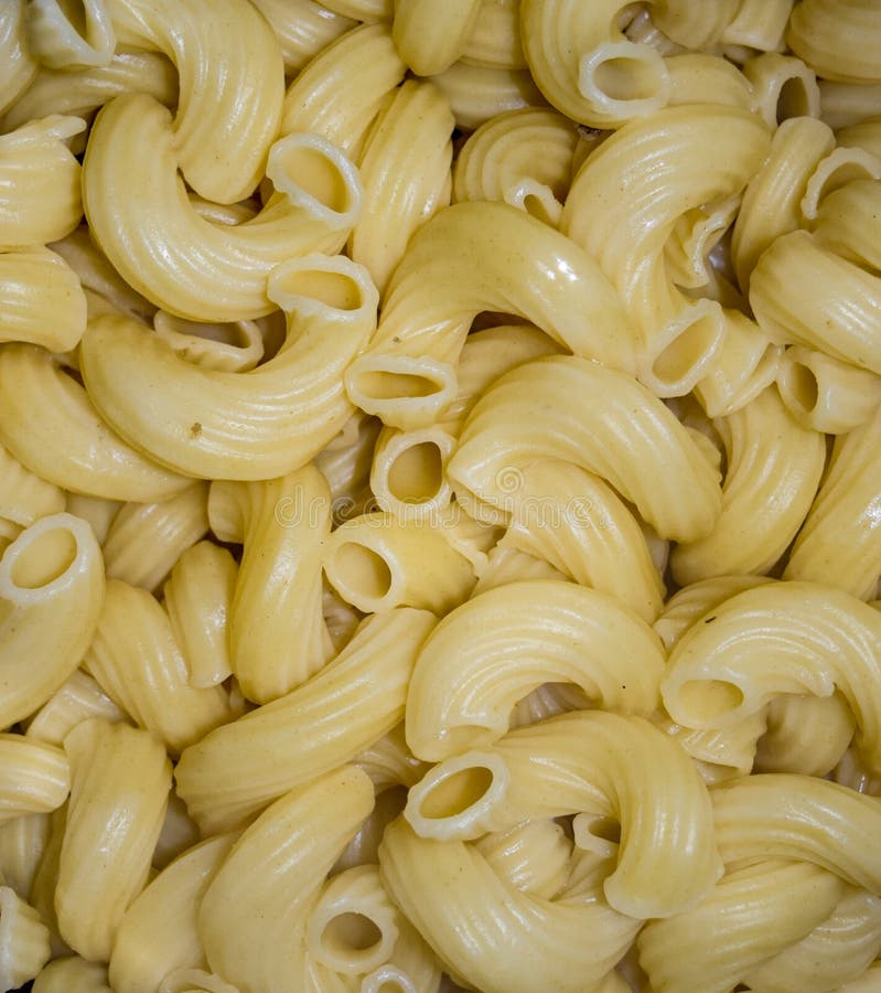 Boiled Macaroni from Durum Wheat Stock Photo - Image of noodles, dinner ...