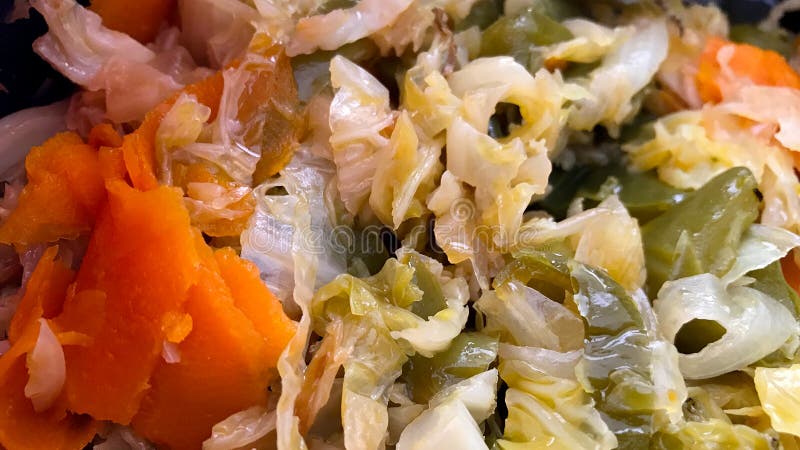 Boiled mixed vegetables stock photo. Image of buffet - 194889242