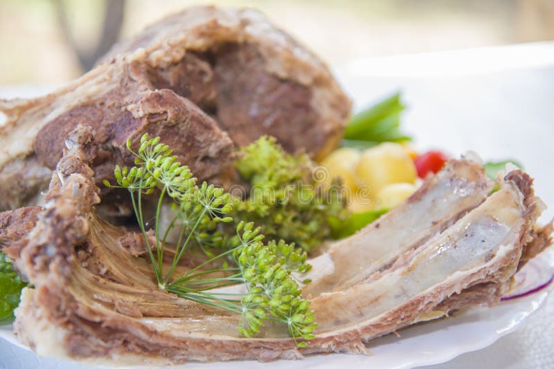 Boiled mutton stock image. Image of mutton, food, texture - 43026649