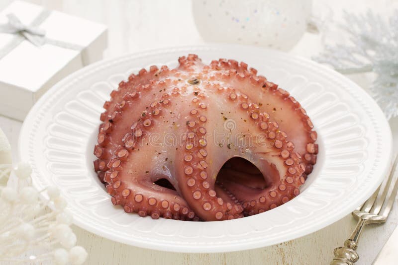 Boiled octopus stock image. Image of delicious, health - 77315855