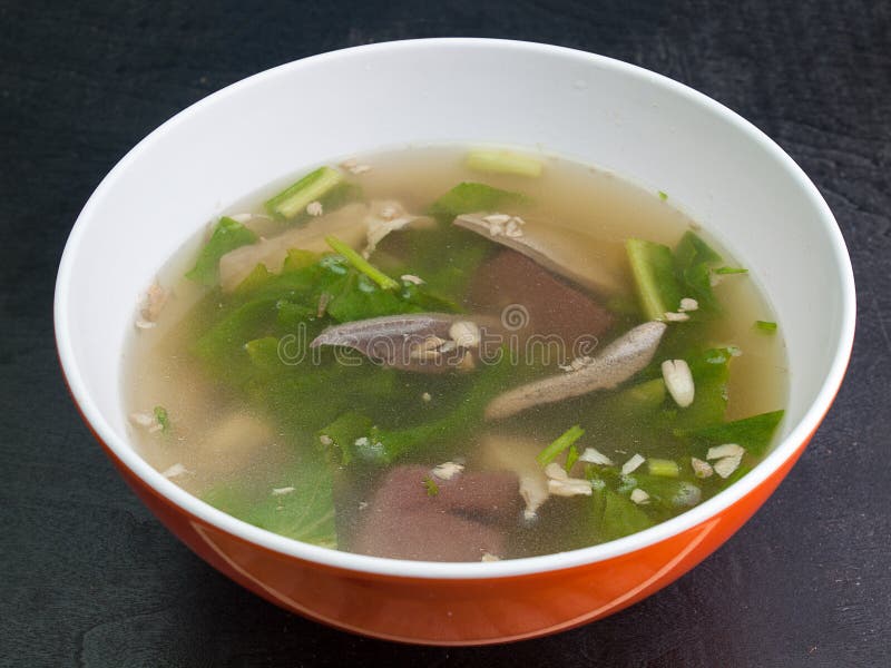 Boiled Offal , Put Them in a Bowl Stock Image - Image of homemade ...