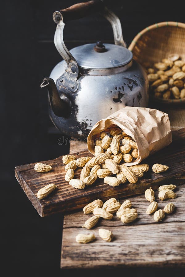 Boiled Peanuts stock image. Image of sweet, burlap, pure - 83950037