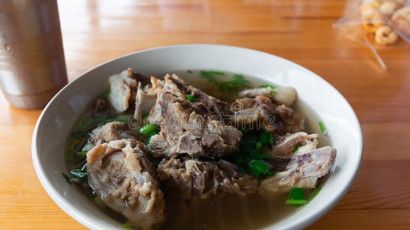 Boiled pork bone stock image. Image of solid, boiled - 121084853