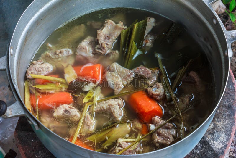 Boiled pork bones stock photo. Image of healthy, fresh - 87341870