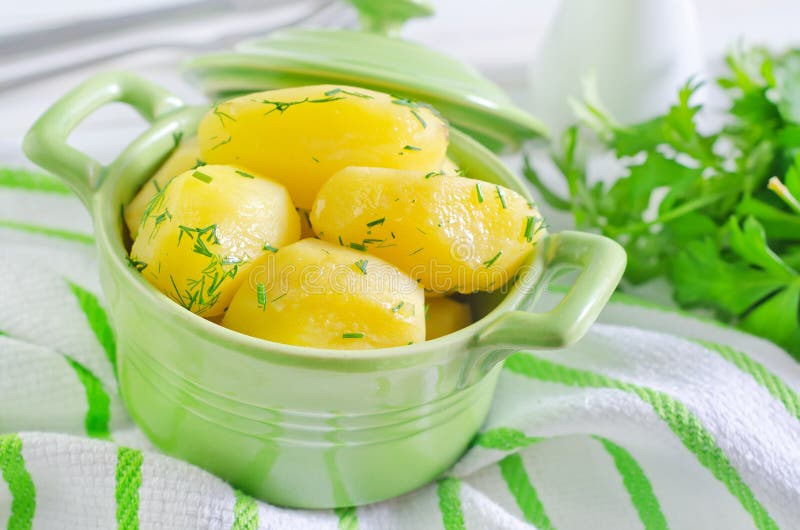 Boiled potato stock photo. Image of single, natural, peeled - 34044422