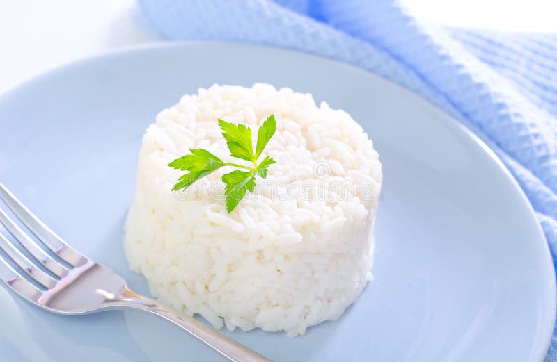 Boiled rice stock photo. Image of dish, agriculture, grain - 33658076