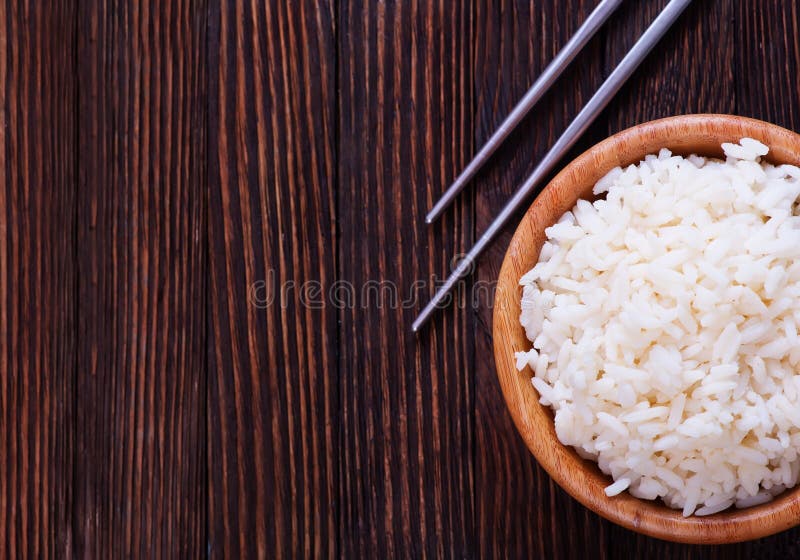 Boiled rice stock image. Image of cooked, bowl, healthy - 73777317